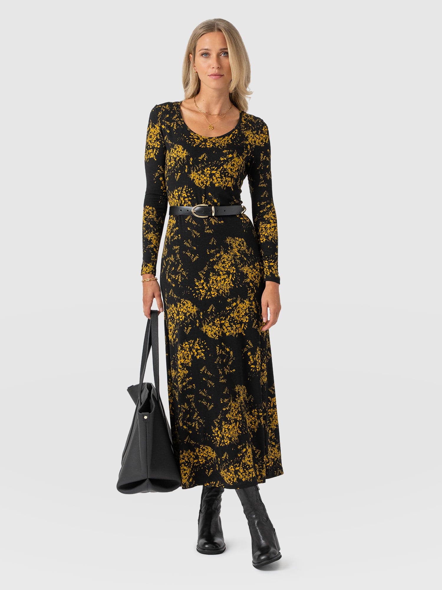 Scarlett Dress - Yellow Mimosa - Women's Dresses | Saint + Sofia® USA – Saint + Sofia® Inc
