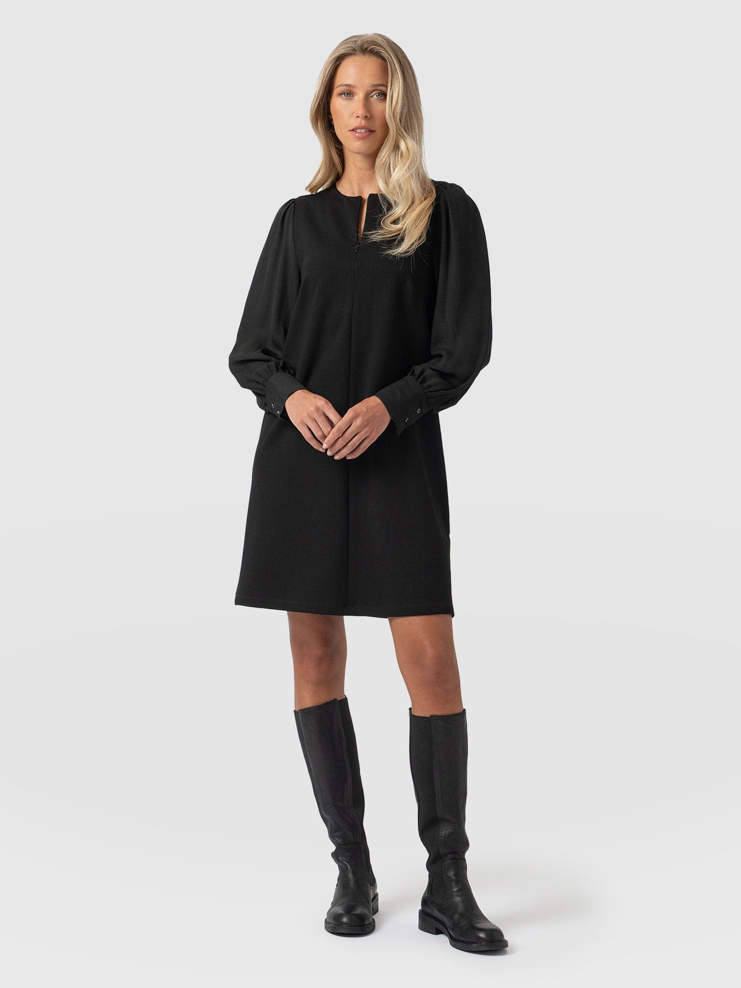 Esme Zip Up Dress Black - Women's Dresses | Saint + Sofia® US – Saint ...