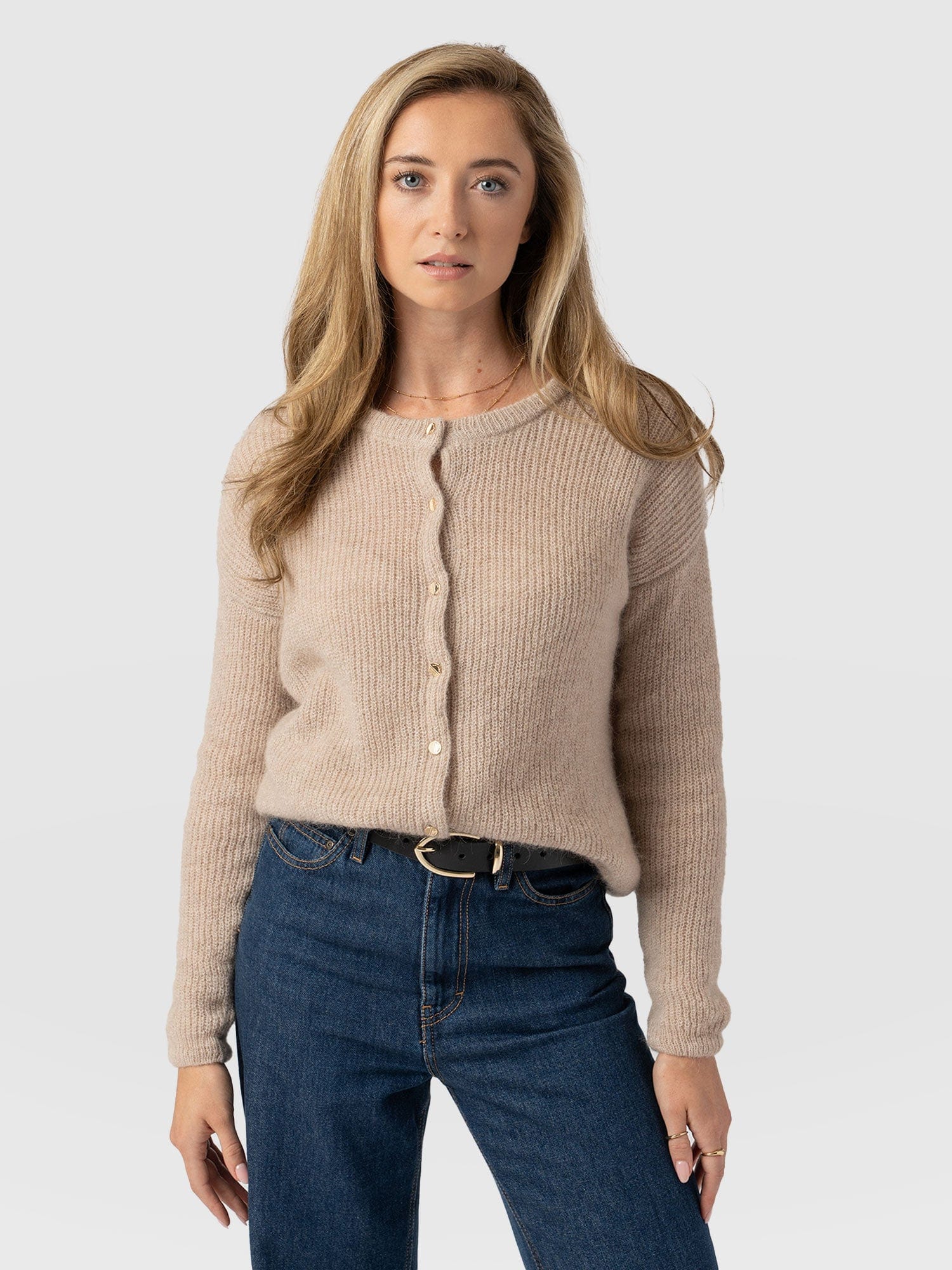 Ariella Cardigan Beige - Women's Cardigans | Saint + Sofia® US – Saint ...