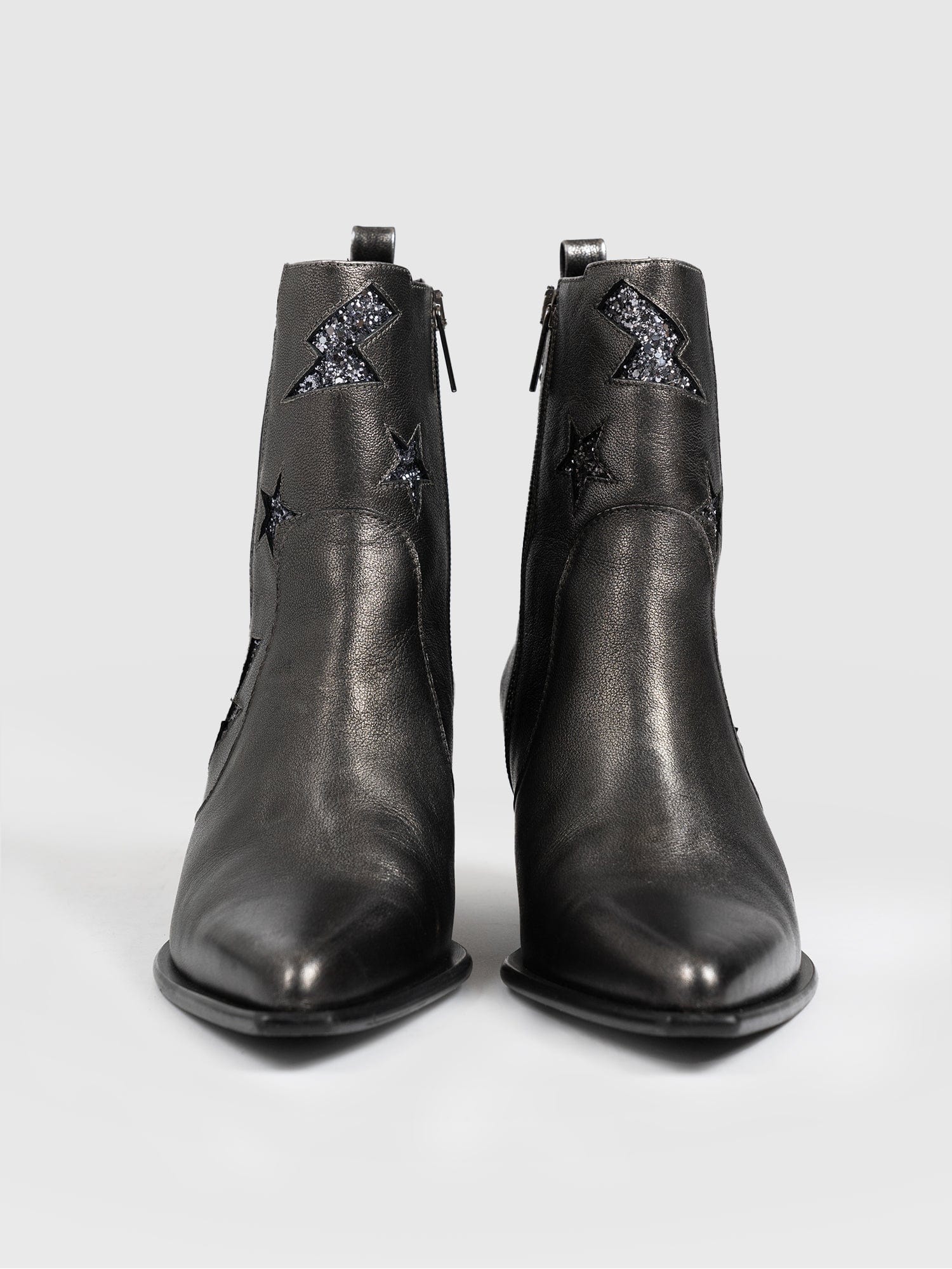 Billie Rock Boot Gunmetal - Women's Leather Boots | Saint + Sofia® US ...