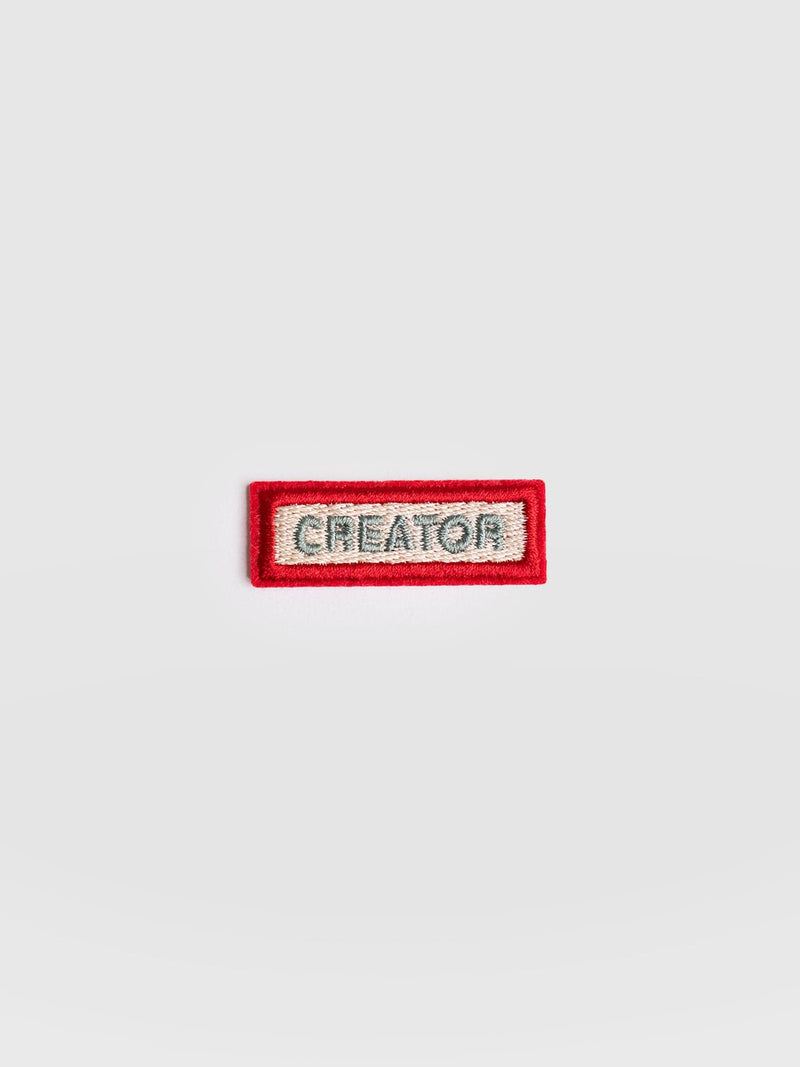 Creator Sticker Badge - Cream - Women's Accessories | Saint + Sofia ...