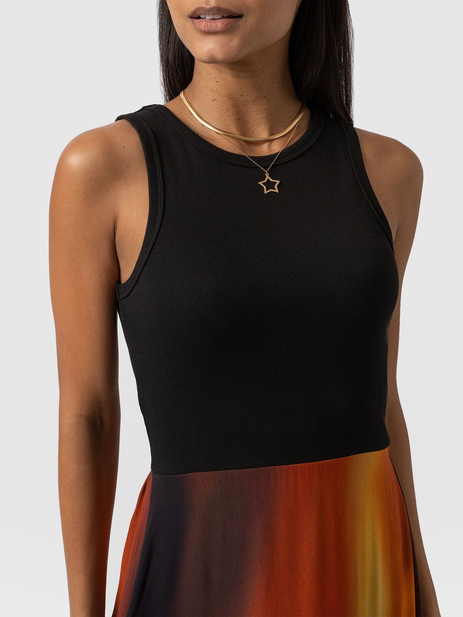 Etta Layered Dress Amber Gradient - Women's Skirts | Saint + Sofia® USA ...