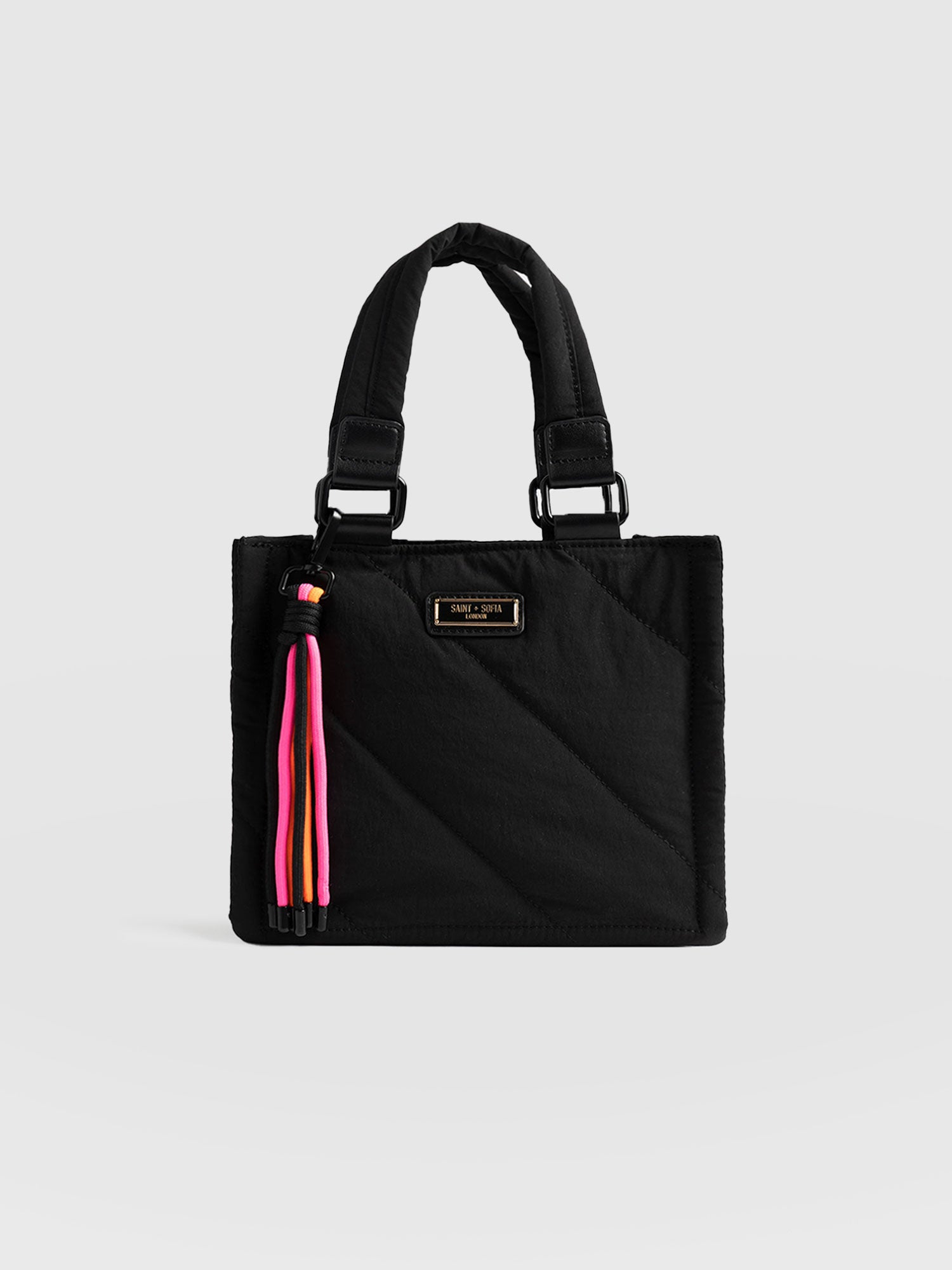 Mini Penny Tote Bag Black - Women's Bags | Saint + Sofia® USA – Saint ...