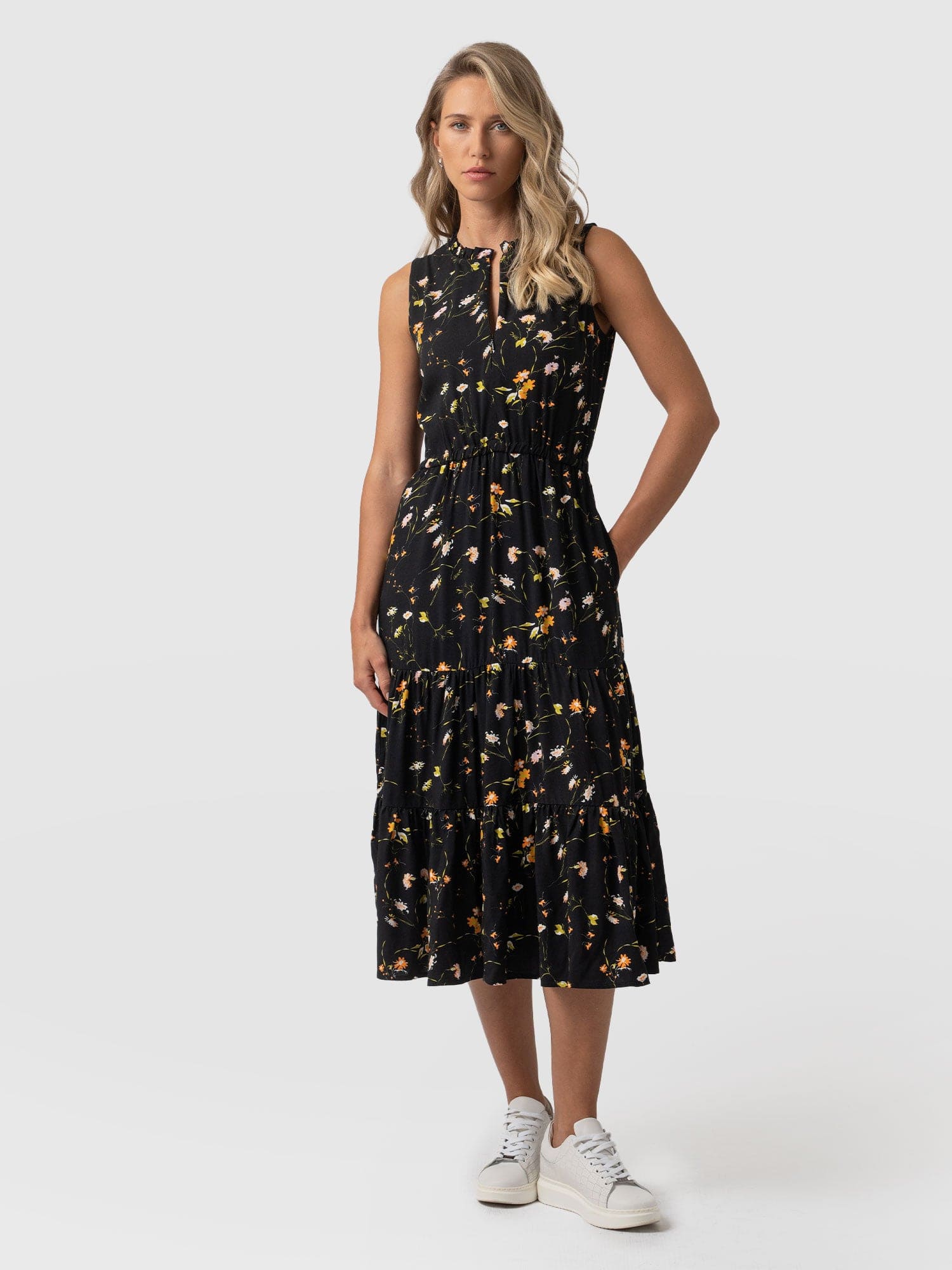 Orla Dress Black Floral - Women's Dresses | Saint + Sofia® USA – Saint ...